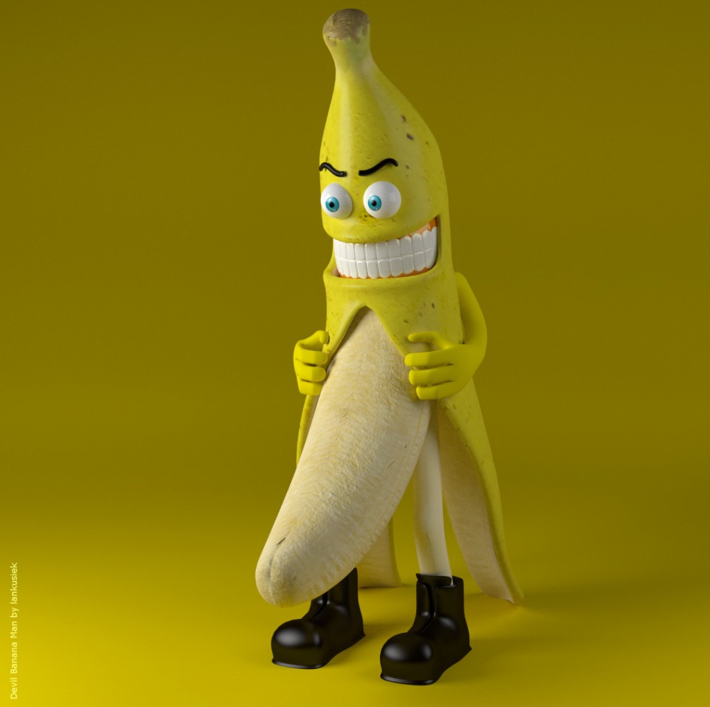 Mam Banana This Is A Picture Of A Banana Man, Banana, Figure, Image