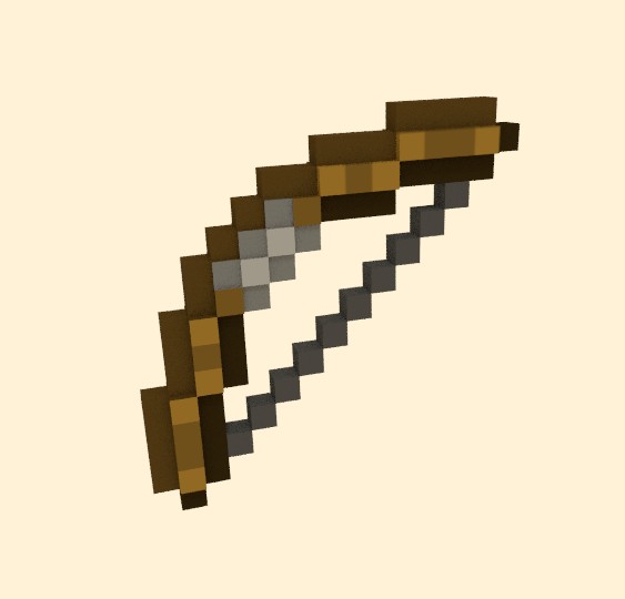 how to draw minecraft bow