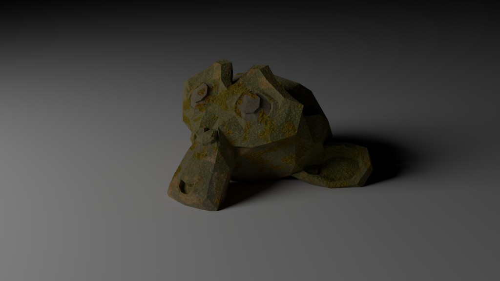 moss texture blender