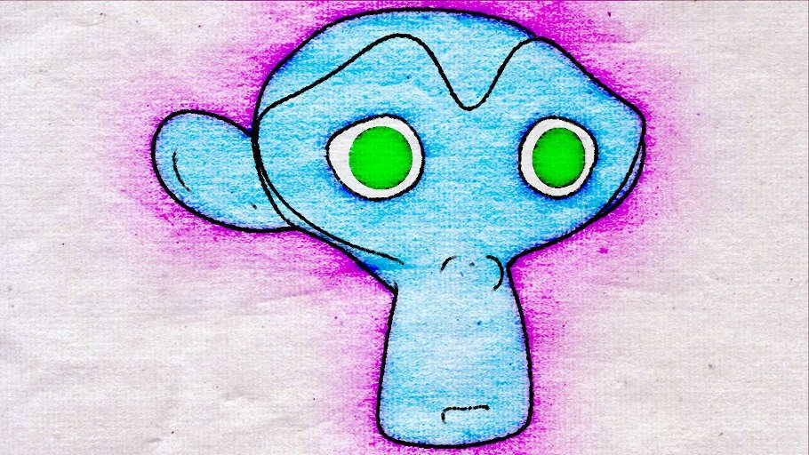 cartoon texture blender