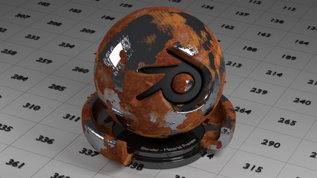 rust texture blender