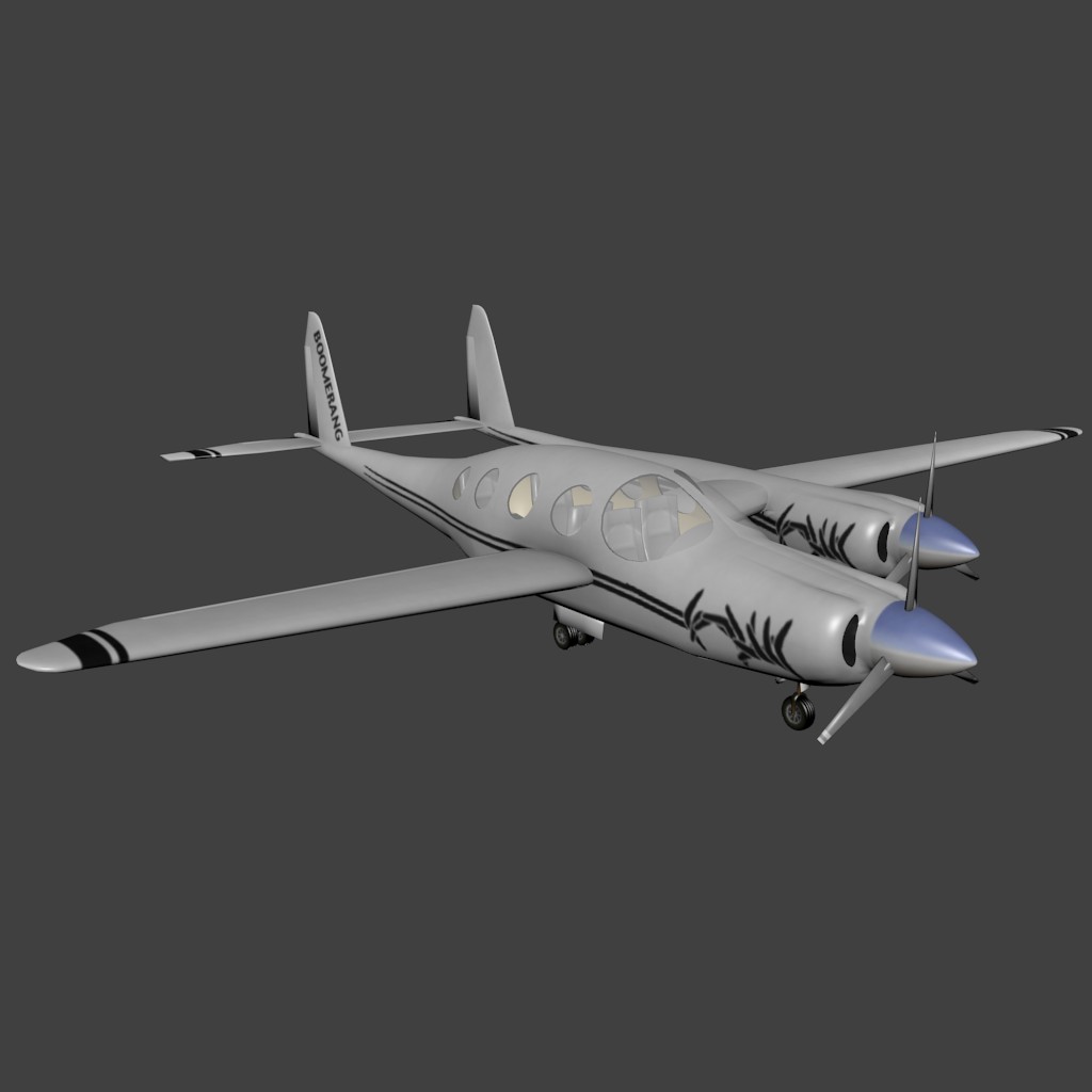 Rutan Boomerang VSKYLABS Test Pilot: Rutan Model 158 Project