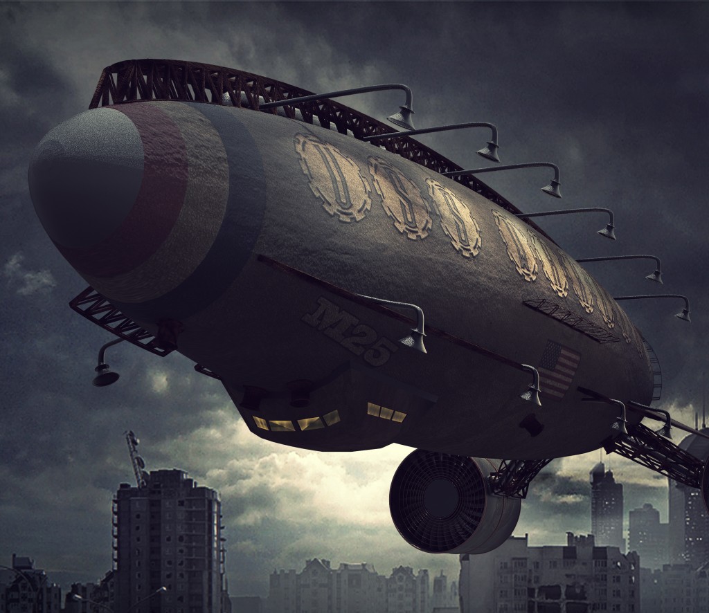 Steampunk War Zeppelin