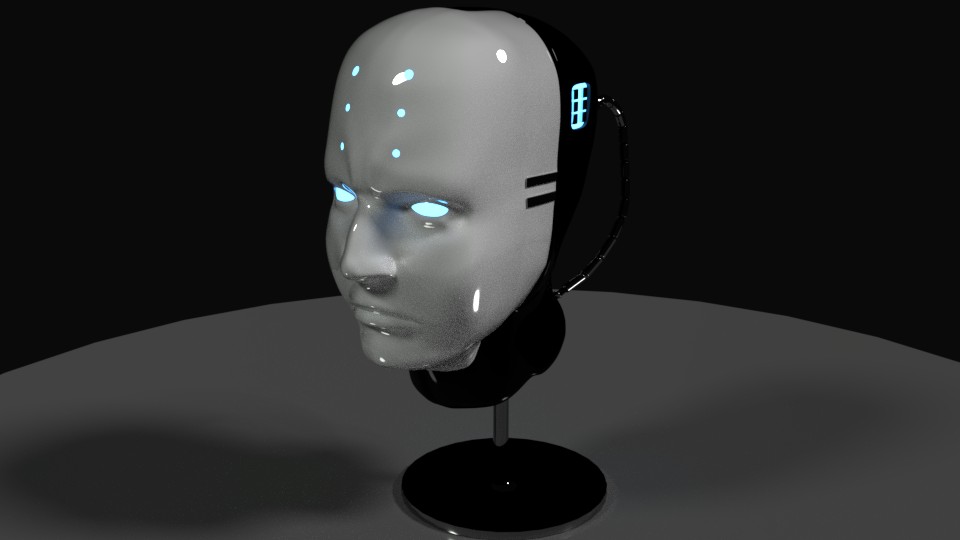 cyborg forehead