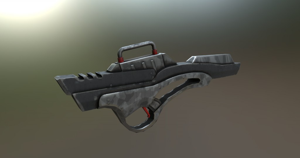 futuristic rocket launcher