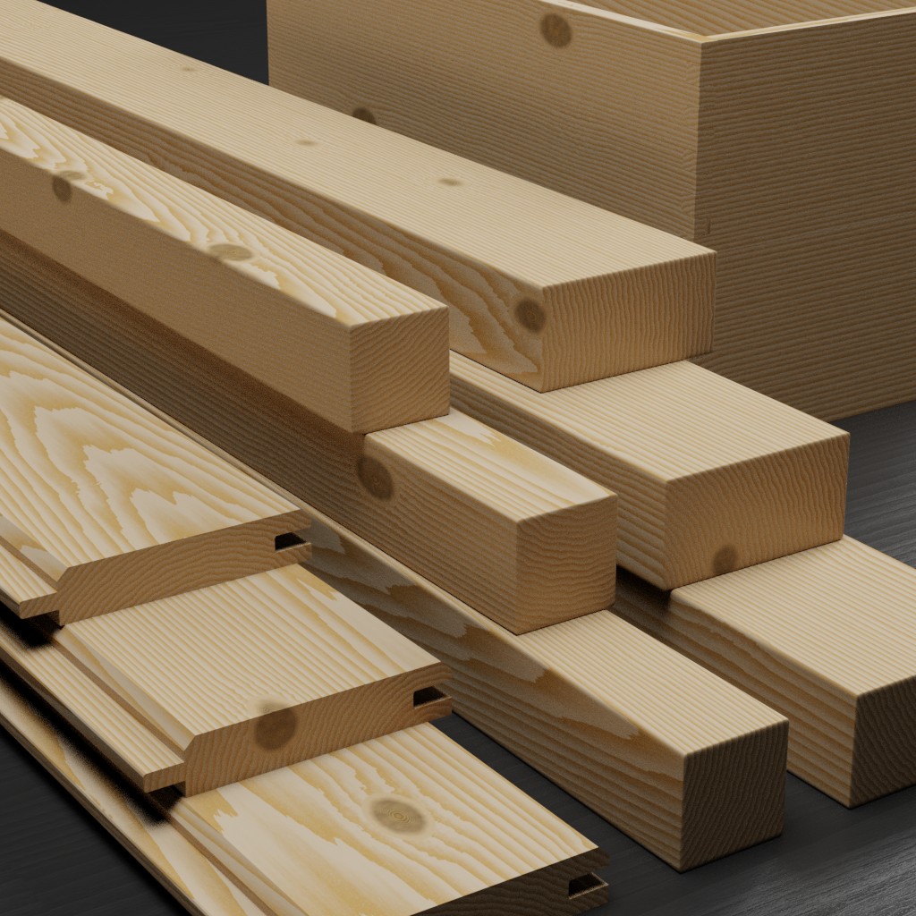 pine tree texture blender