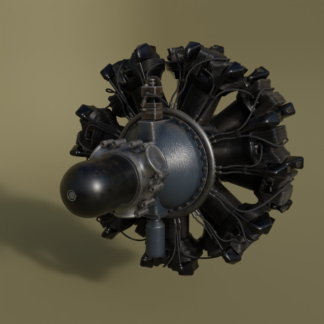 Blend Swap | Wright R-2600 radial engine