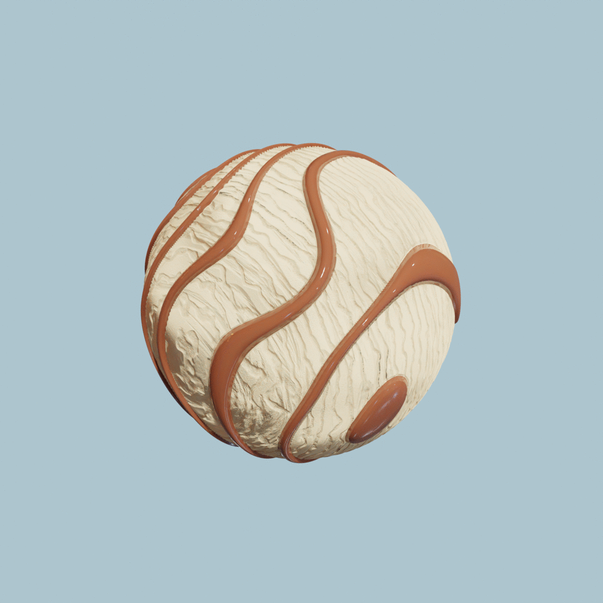 ice cream texture 3d