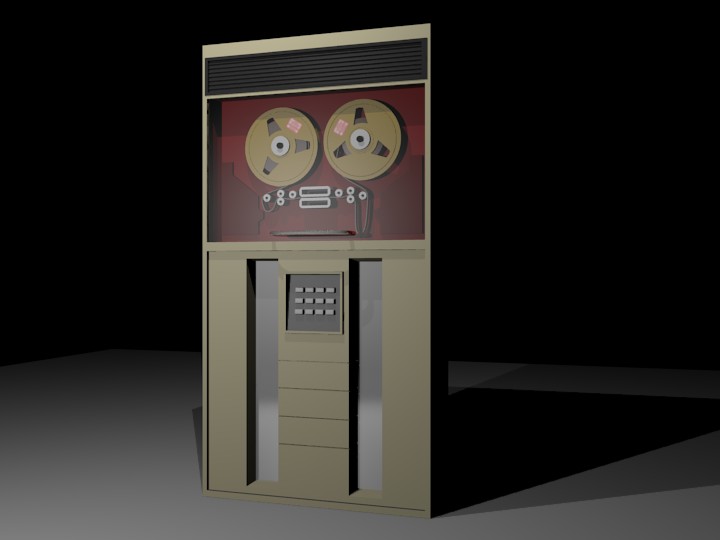 magnetic tape drive reader