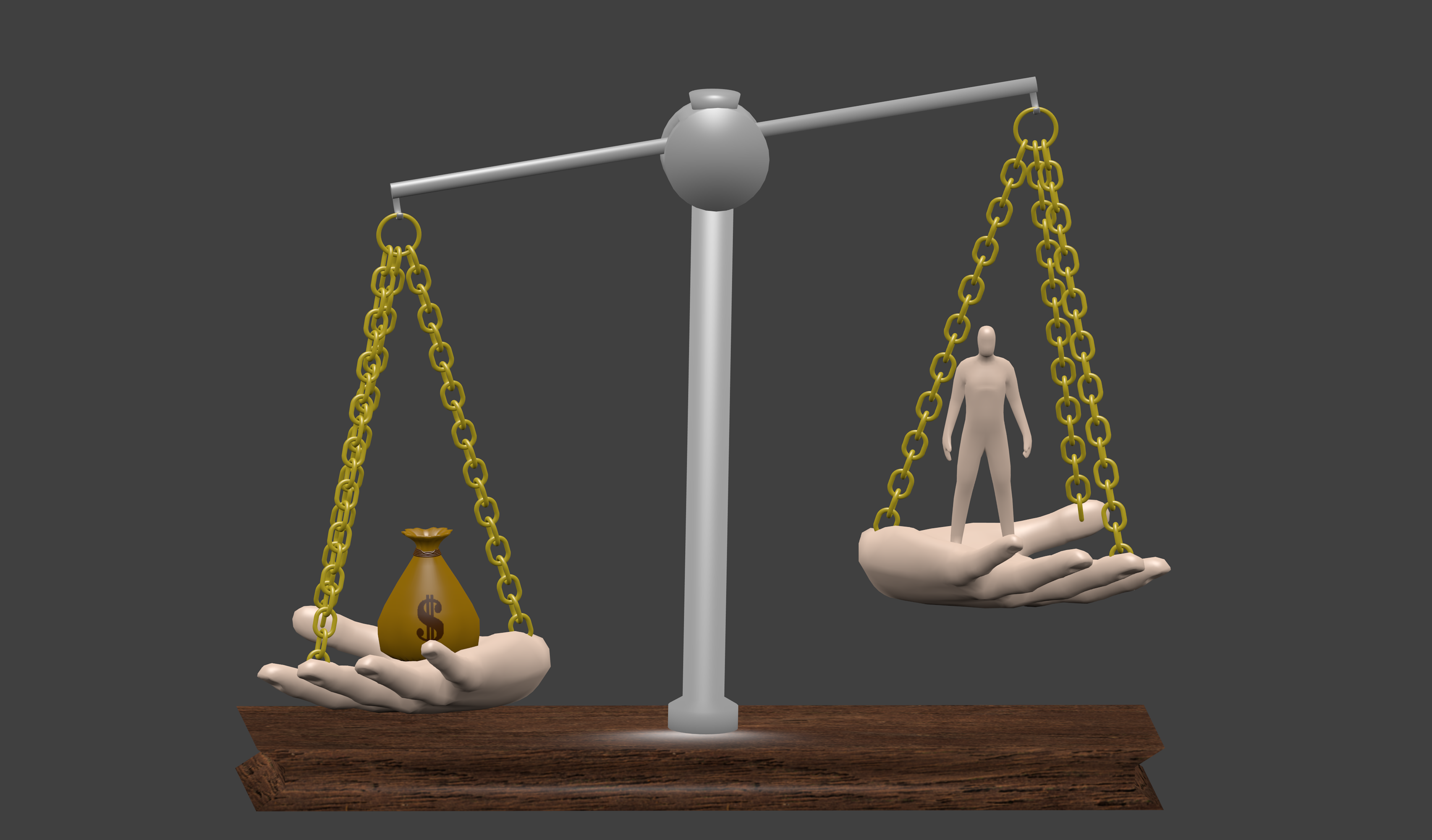 Balanza Inclinada Clipart