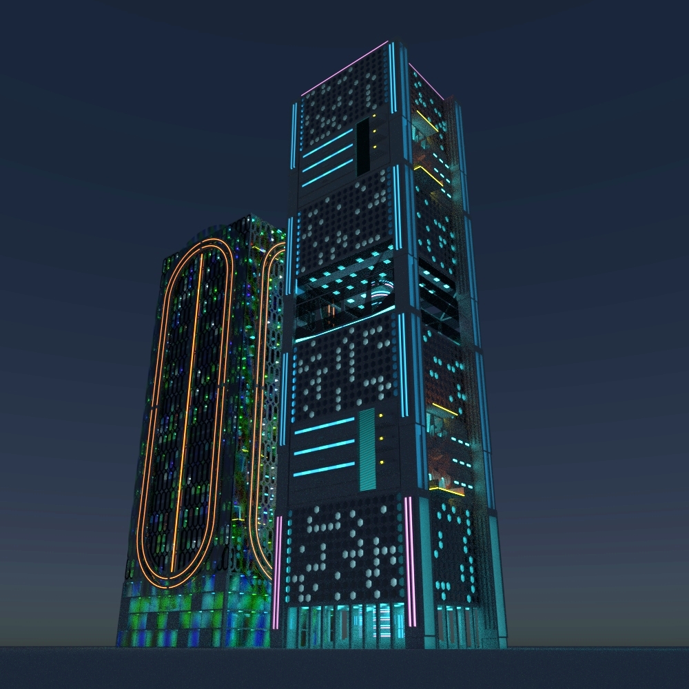 sci fi buildings
