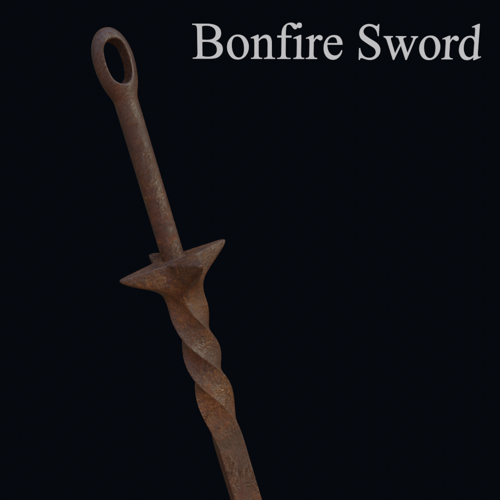 Coiled Sword From Dark Souls (Firelink) Download Free 3D, 45% OFF
