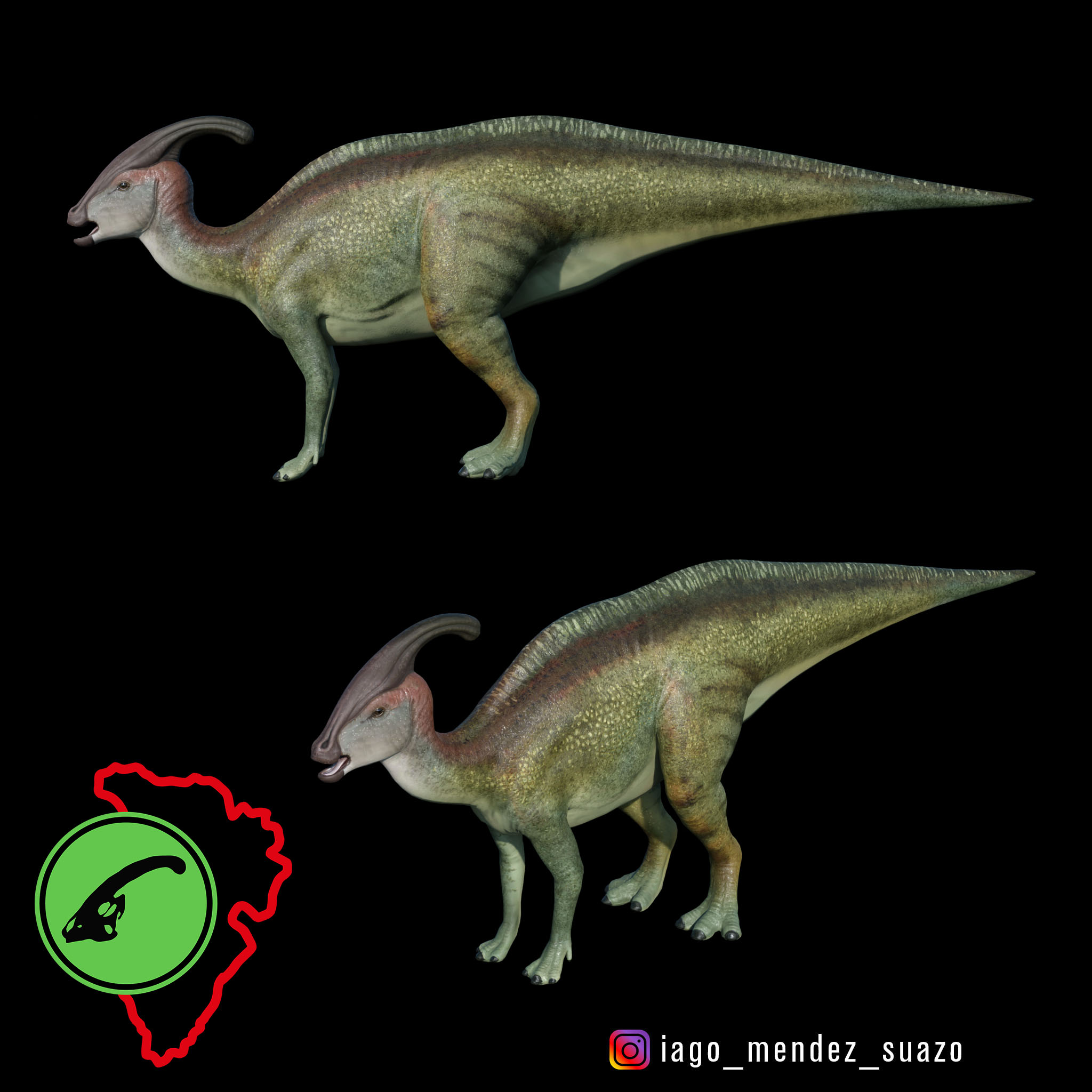 Jurassic World Parasaurolophus