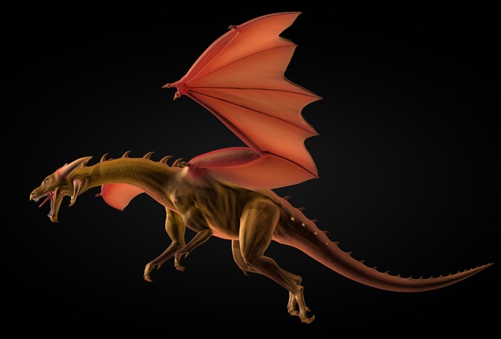 dragon texture blender