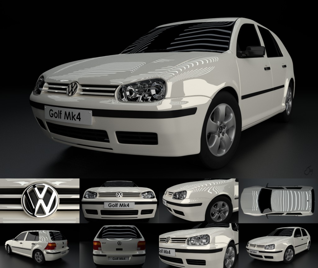 white mk4 golf