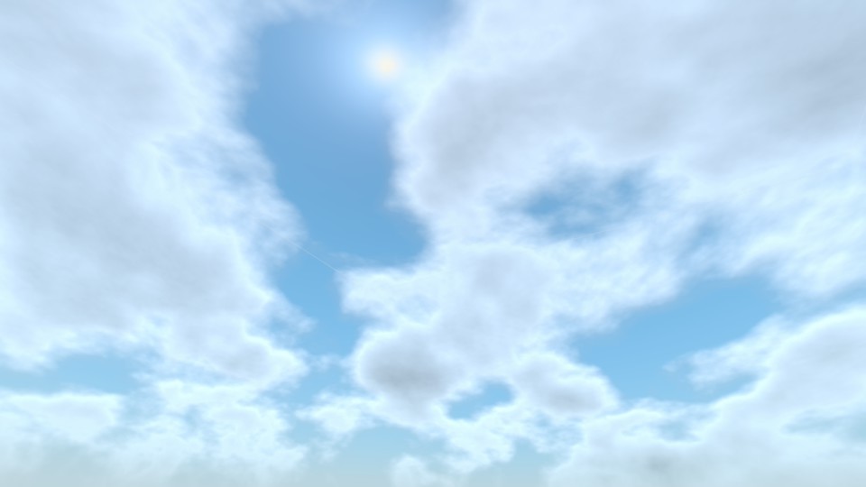 texture clouds blender