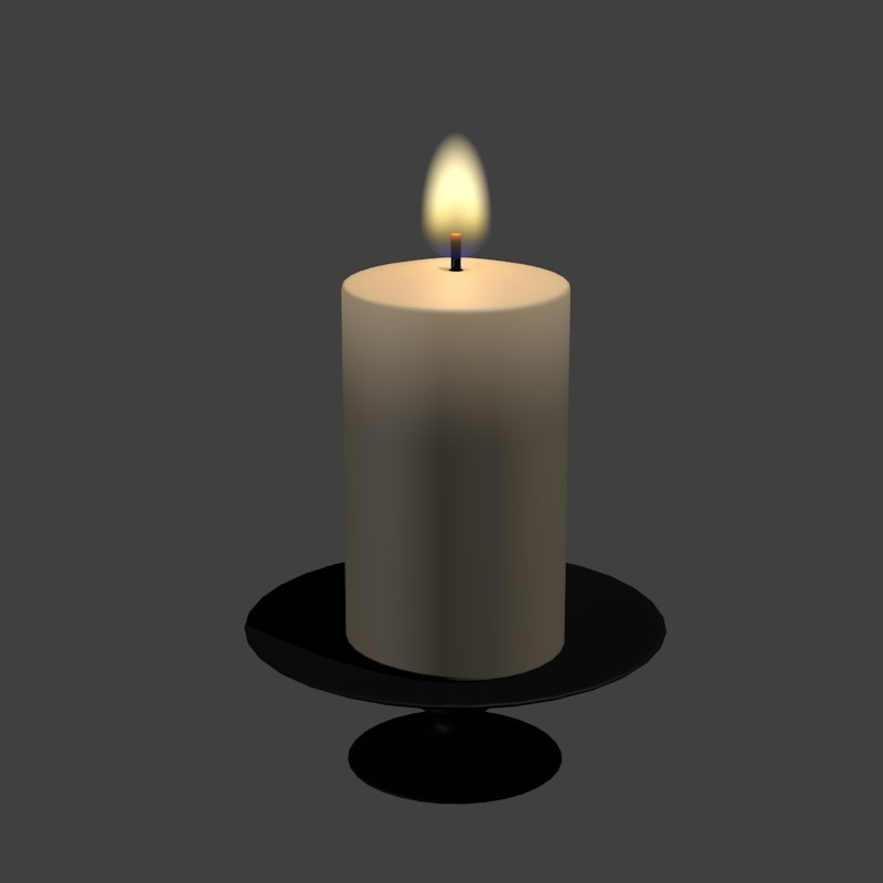 candle texture blender