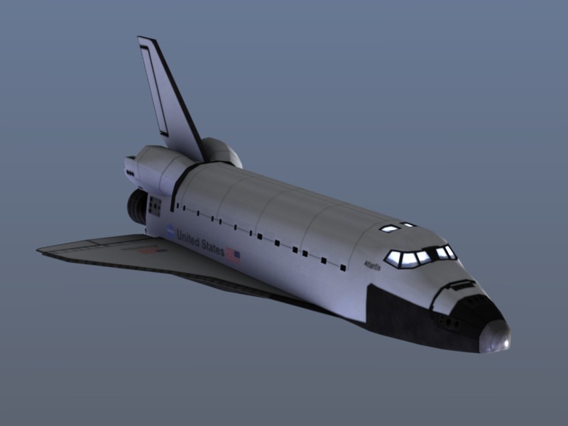 Space Shuttle Model Texture