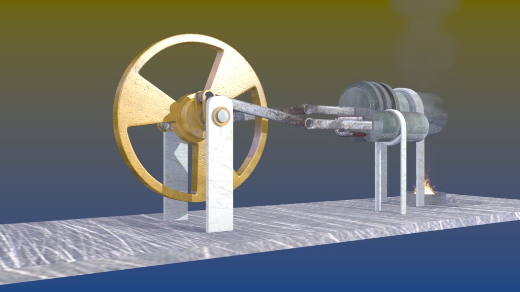 gamma stirling engine